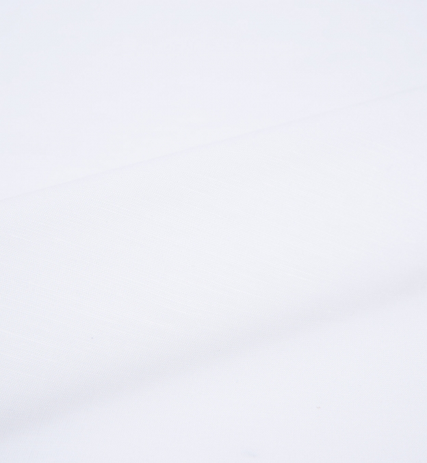 White Fine Cotton Linen Shirts by Proper Cloth