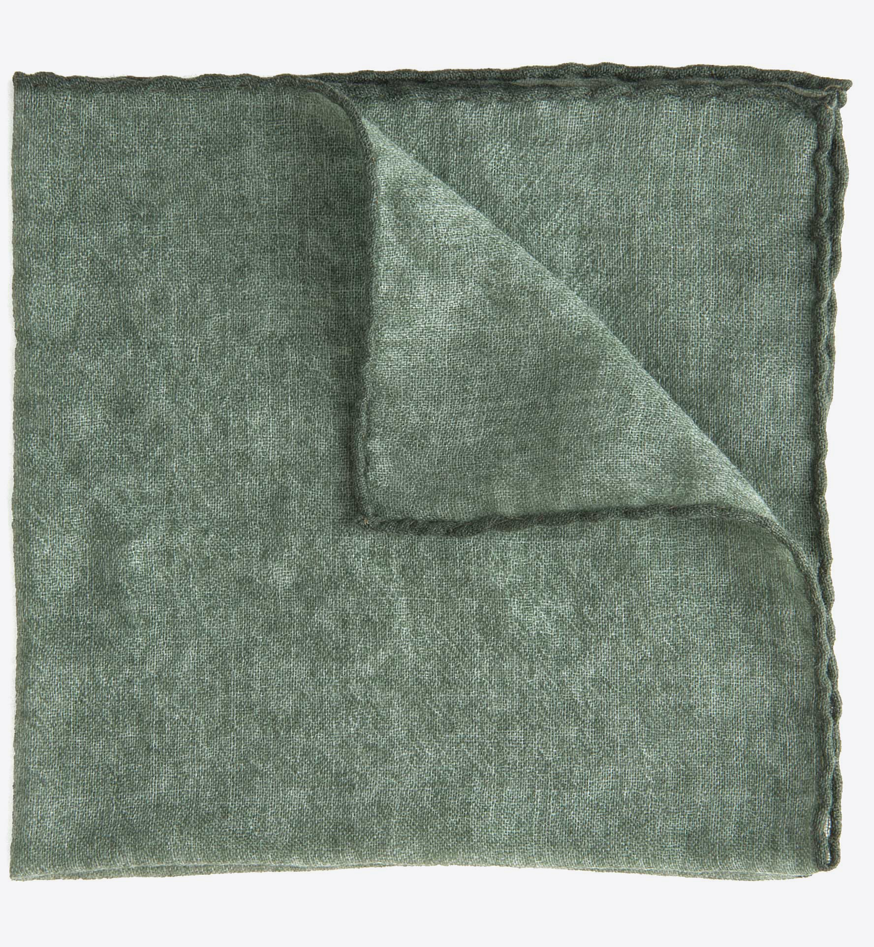 Sage Wool Pocket Square by Proper Cloth