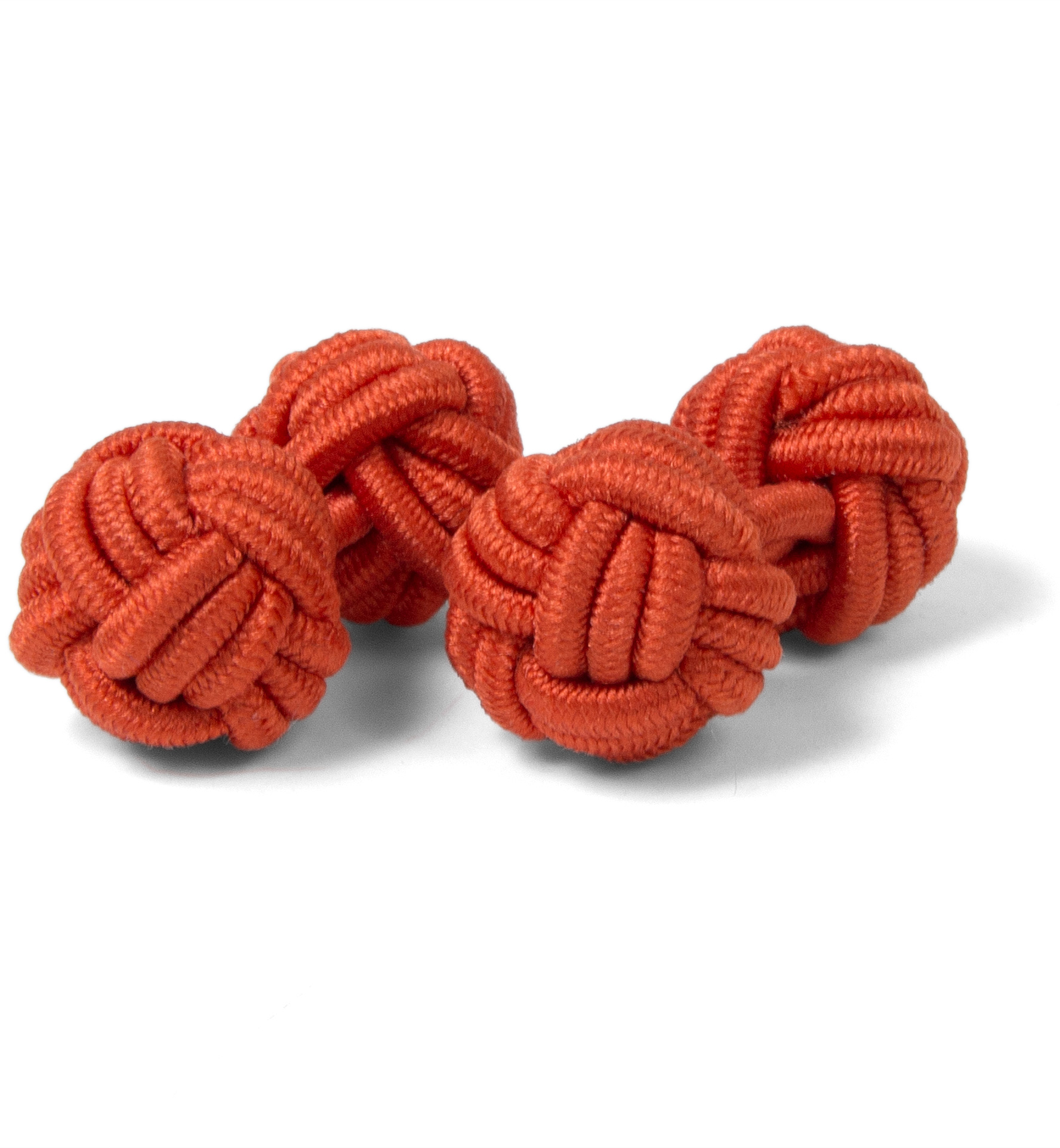 Orange Silk Knots by Proper Cloth